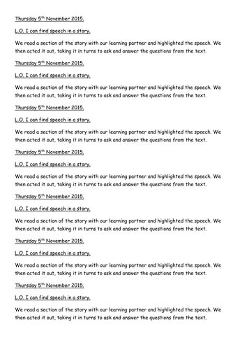 Full unit - Stories with familiar settings Year 1 planning 3 weeks ...