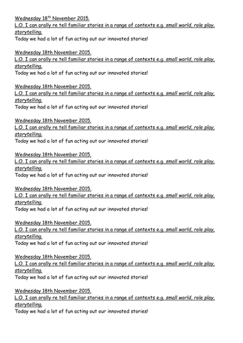 Full unit - Stories with familiar settings Year 1 planning 3 weeks ...