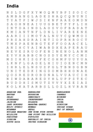 India Word Search | Teaching Resources