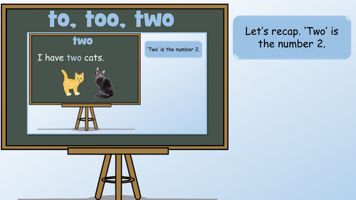 Homophones: Too, Two, To | Teaching Resources