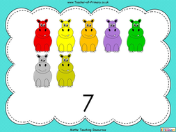 Counting Hippos - EYFS | Teaching Resources