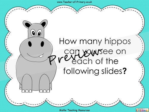 Counting Hippos - EYFS | Teaching Resources