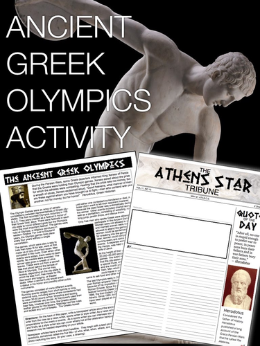 Ancient Greek Olympics Activity | Teaching Resources