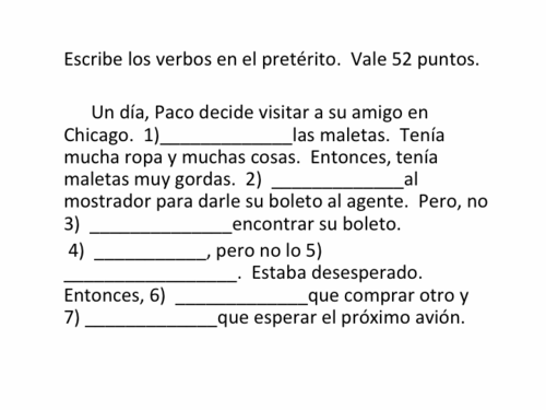 Spanish Travel TPR Story Present and Preterite | Teaching Resources