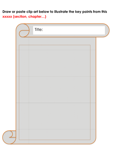Template for Study Guides | Teaching Resources