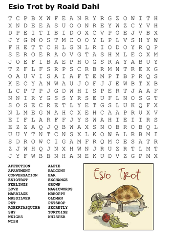 Roald Dahl Word Search Pack | Teaching Resources