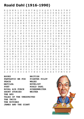 Roald Dahl Word Search Pack | Teaching Resources