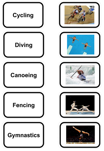 Olympics Rio 2016 Vocabulary Activity Pack | Teaching Resources