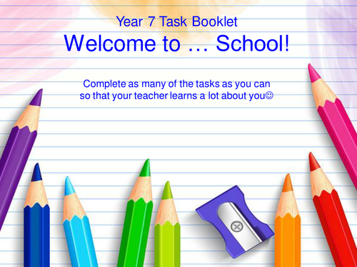 Transition New Year 7 Booklet | Teaching Resources
