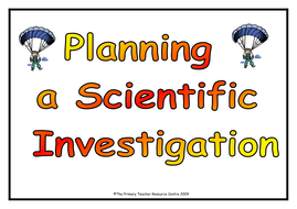 SC1 Science Investigation Planning Posters | Teaching Resources
