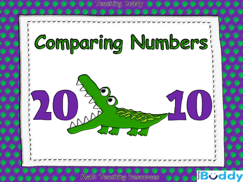 Comparing One and Two Digit Numbers (PowerPoint and worksheets ...