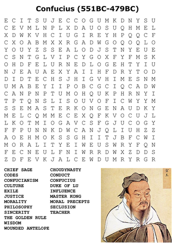 Solve the message puzzle from Confucius | Teaching Resources