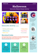 Halloween Interactive Music Games | Teaching Resources