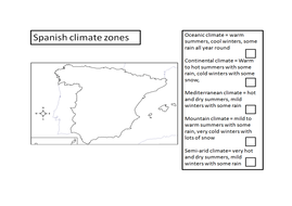 The Climate of Spain | Teaching Resources
