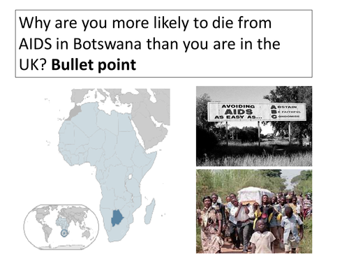 Geography of Disease - AIDS | Teaching Resources