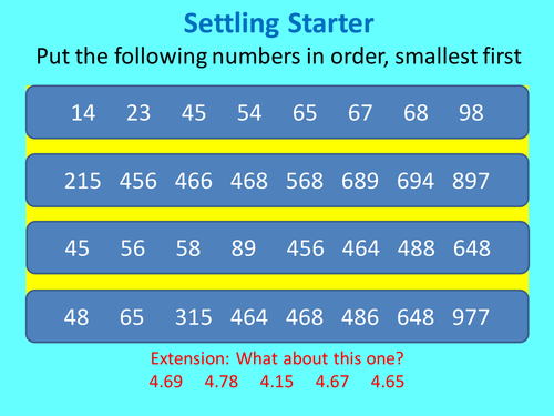 Ordering decimals with adding and subtracting decimals | Teaching Resources