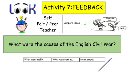 Causes of the English Civil War Card Sort | Teaching Resources