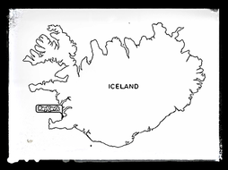 Map of Iceland - Colour Sheet | Teaching Resources