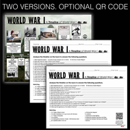 World War I Timeline Activity | Teaching Resources