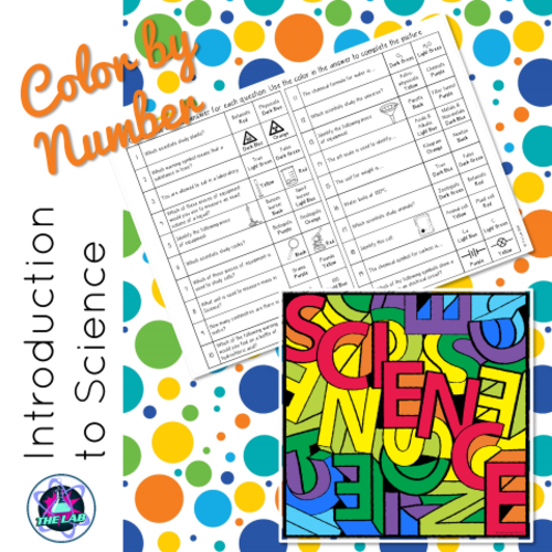 Introduction to Science Color-by-Number | Teaching Resources