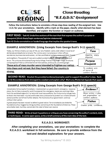 Black History Month Barak Obama Inaugural Address Close Reading Unit ...