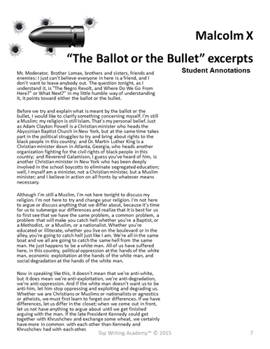 Black History Month Malcolm X Close Reading Unit | Teaching Resources