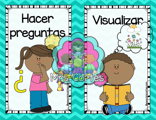 Reading Comprehension Strategies Cards- SPANISH | Teaching Resources