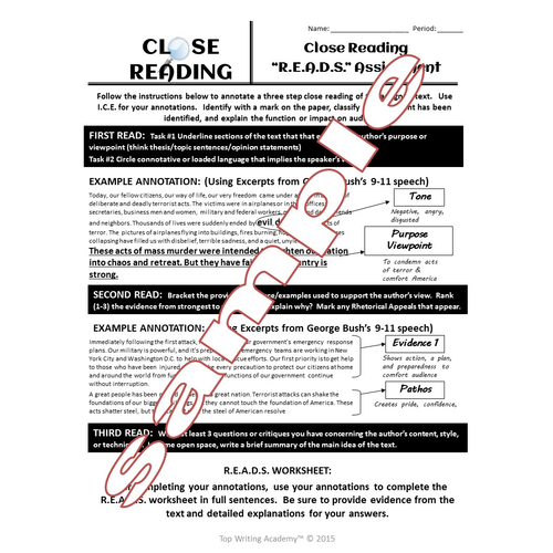 Non-Fiction Close Reading "Conformity" | Teaching Resources