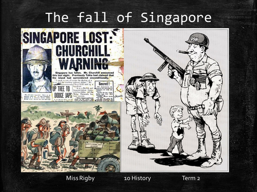 Where Australians fought during World War Two and The Fall of Singapore ...