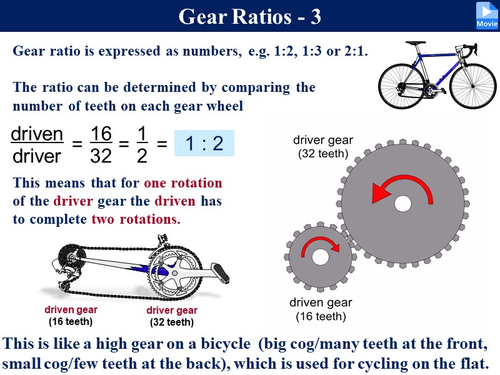 Phy_5.12 Gears & Gear Ratios | Teaching Resources