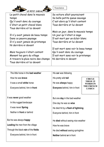 French songs to facilitate engaging learning for students | Teaching ...