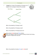 Probability Tree Diagrams Animated PowerPoint - Independent and ...