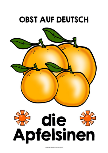 GERMAN FRUITS & VEGETABLES FLASHCARDS POSTERS BUNDLE | Teaching Resources