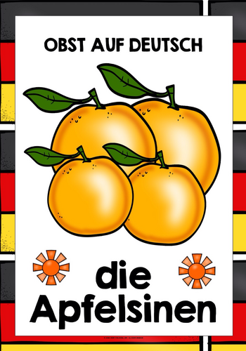 GERMAN FRUITS & VEGETABLES FLASHCARDS POSTERS MINI-BUNDLE | Teaching ...