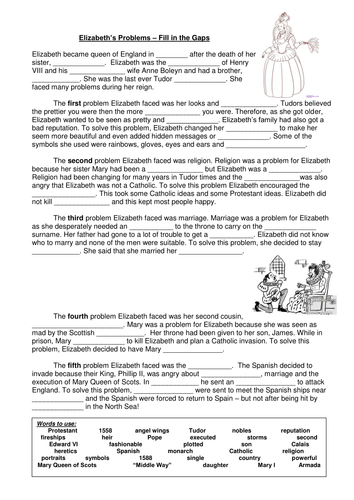 Elizabeth I Resources/SoW | Teaching Resources