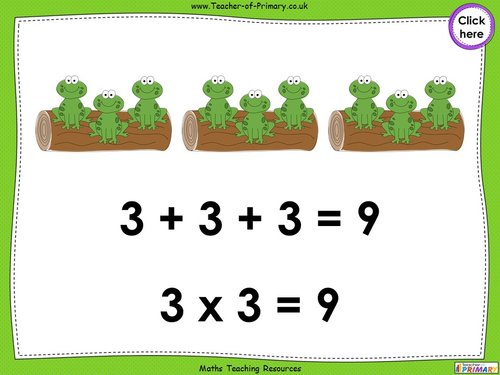 Multiplication as Repeated Addition - Year 1 | Teaching Resources