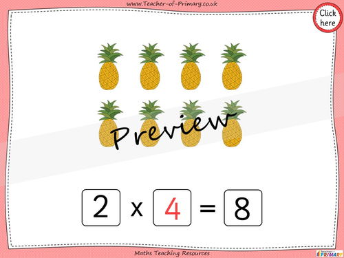 Multiplication Using Arrays - Year 1 | Teaching Resources