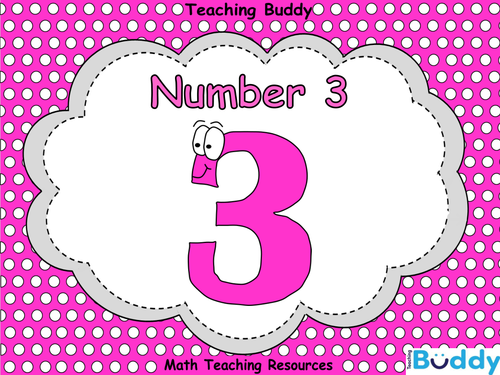 The Number 3 (PowerPoint and worksheets) | Teaching Resources