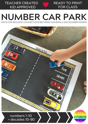 Number Car Park Mats | Teaching Resources
