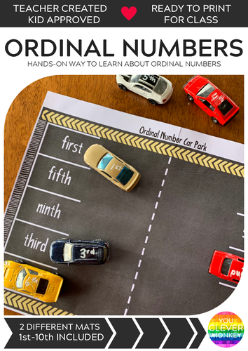 Ordinal Number Car Park Mats | Teaching Resources
