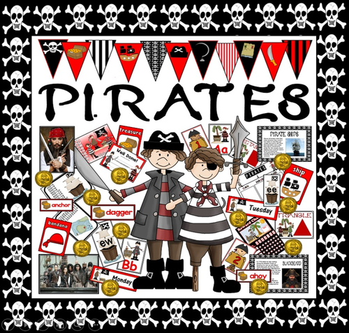PIRATES TEACHING RESOURCES ROLE PLAY DISPLAY KEY STAGE 1 -2 EARLY YEARS ...