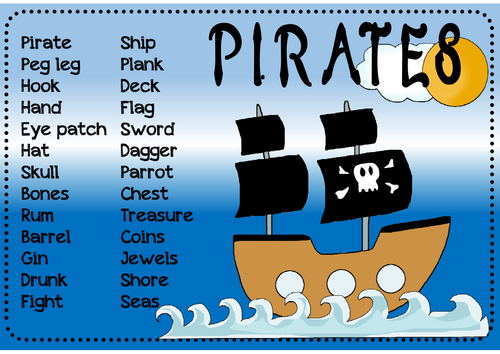 PIRATES TEACHING RESOURCES ROLE PLAY DISPLAY KEY STAGE 1 -2 EARLY YEARS ...