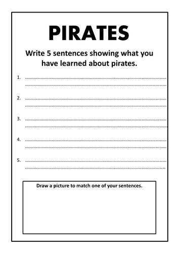 PIRATES TEACHING RESOURCES ROLE PLAY DISPLAY KEY STAGE 1 -2 EARLY YEARS ...