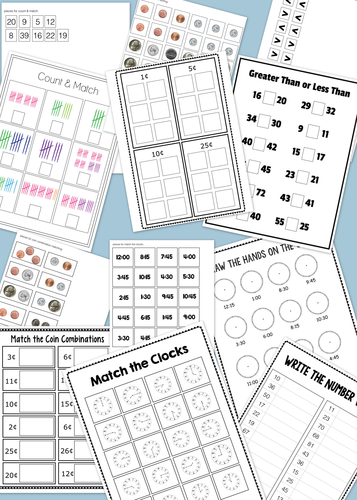 Interactive Math Work Book {Level 2} | Teaching Resources