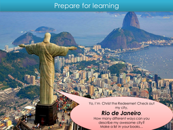 LEDC / LIC city Rio (introduction)- Urban - GCSE AQA Geography ...