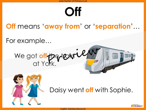 Easily Confused Words - Of and Off | Teaching Resources