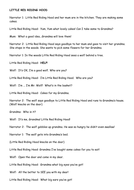 Little Red Riding Hood script | Teaching Resources