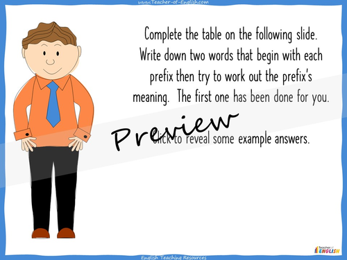 Developing Reading Skills - Prefixes | Teaching Resources