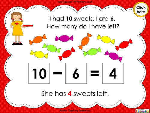 Let's Take Away - Beginning to Subtract | Teaching Resources