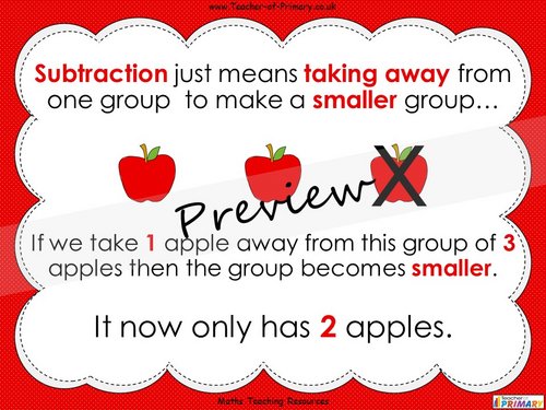 Let's Take Away - Beginning to Subtract | Teaching Resources